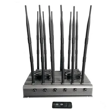 12 Antennas Desktop 2g 3G 4G 5g Bluetooth Phone Jammer with Power Adjustable