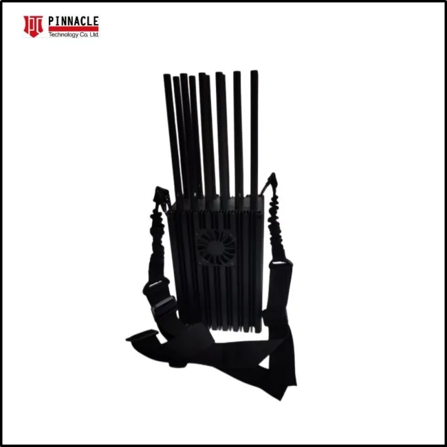 8-Antennas Handheld Cellphone Jammer 2g/3G/4G/5g WiFi-Bluetooth 2.4G+5.8g GPS Blocker up to 80W