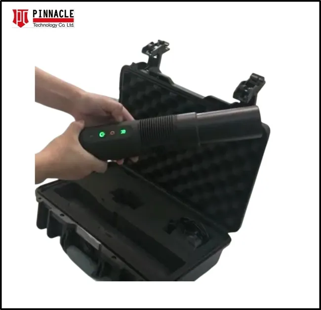 Flashlight Design 60W Mobile Cellualar Jammer Phone Signal Scrambler with Internal Omni Antenna