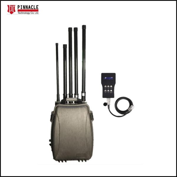Quality Full Band VHF UHF Remote Control Manpack Backpack Signal Jammer 2G 3G 4G 5G for sale