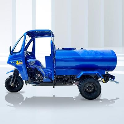 China 3500*1400*1600mm Heavy Loading Closed Body Cargo Tricycle With Water Tank in Africa for sale
