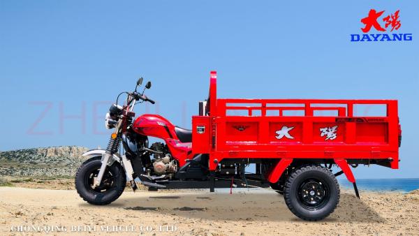 Quality 250cc Cargo Tricycle Three Wheels Motorcycle with Tyre 5.00-12 and Open Body for sale