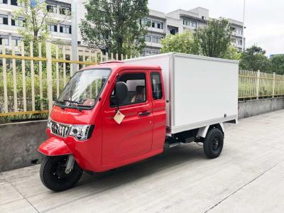 中国 マックス レッド ボディ DAYANG 800cc 水機関 三輪貨物 三輪 電池 冷蔵庫 販売のため