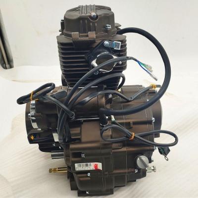 China 150cc Air-Cooled Dual-Clutch Tricycle Engine Assembly for Three Wheels Motor in Black for sale