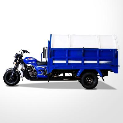 Cina Camion da carico a tre cicli da 200 cc con carrozzeria aperta a trazione a fusoliera con capacità di carico fino a 1200 kg in vendita