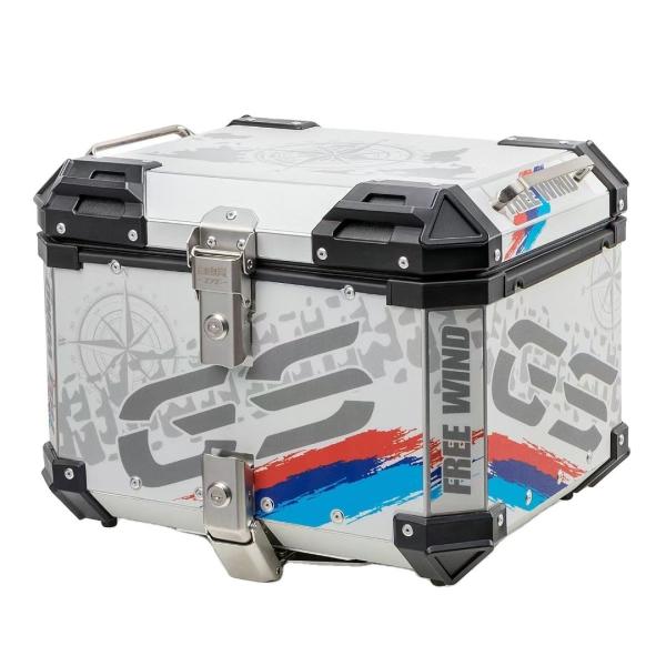 Quality DAYANG 45L Aluminium Adventure Motorcycle Top Box with Quick Release Locking for sale