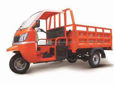 China 250cc benzine benzine gesloten cabine 3 wielen driewieler voor het vervoer van zware lading Te koop