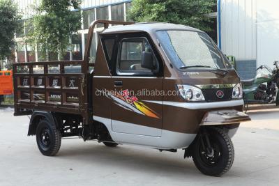 China 250cc Três rodas de cabine fechada Motocicleta de carga pesada com peso de 600kg à venda