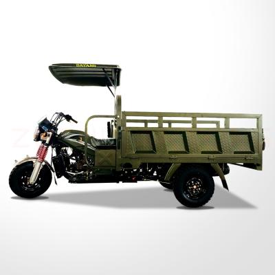 China 200 cc gemotoriseerde vrachttricycle voor zwaar vervoer Te koop