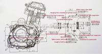 China 300cc Water Cooled Engine For Tricycle Compression Ratio 10 1 for Optimal Performance for sale