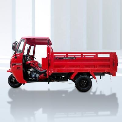 China Triciclo de carga com capacidade de tanque de combustível de 10-20L e sistema de travagem de tambor traseiro com disco dianteiro à venda