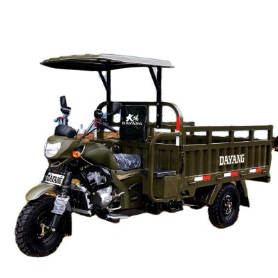 China Semi-floating Rear Axle 200cc 250cc 300cc Heavy Loading Truck Tricycle with Semi Cabin for sale