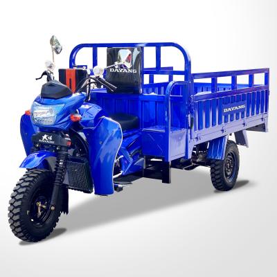 China Op maat gemaakte blauwe motorwielen 3 wielen motorfiets voor zwaar vrachtvervoer Te koop
