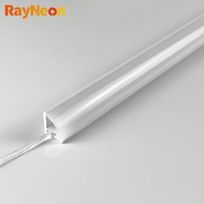 China Fan Shaped Neon Light Silicone Tube 16 * 16mm Positive Light IP67 Waterproof Customized for sale