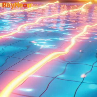 China 16 * 16mm IP68 Waterproof LED Neon Flex Strip Light Swimming Pool LED Neon Flex Outdoor for sale