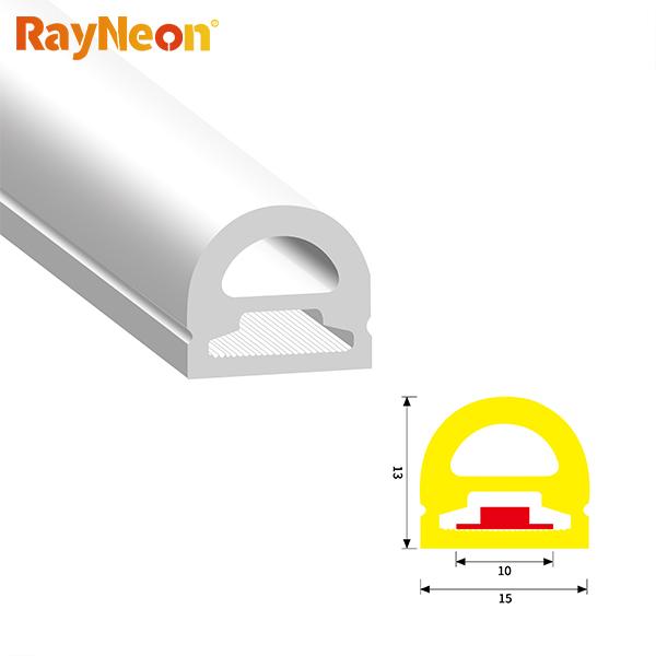 Quality Flexible LED Silicone Neon Strips 15*13 180 Degree Circular Outdoor LED Neon for sale