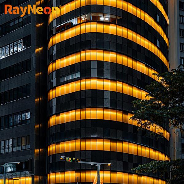 Quality 10*10 Silicone Neon Strip Light Right Angle Indoor Outdoor Low Voltage LED Strip for sale