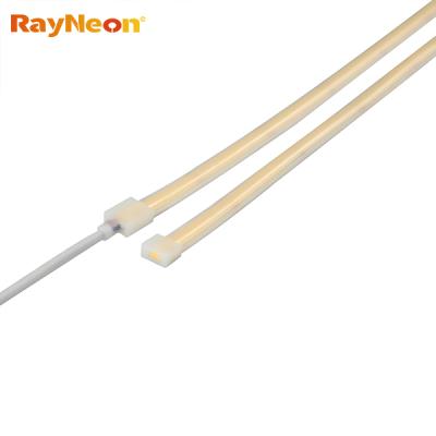China D Shaped Flexible 8mm Wide COB Neon LED Strip Silicone Waterproof Embedded LED Light Strips for sale