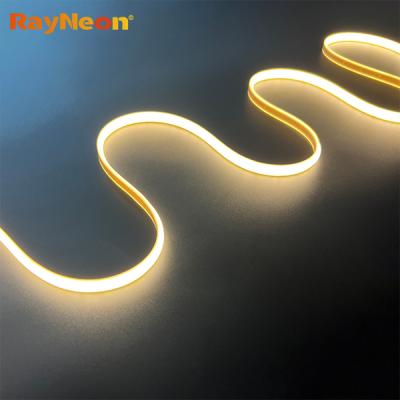 中国 D字型 フレキシブル 8mm幅 COB ネオン LED ストリップ シリコン防水 埋め込み LED ライトストリップ 販売のため