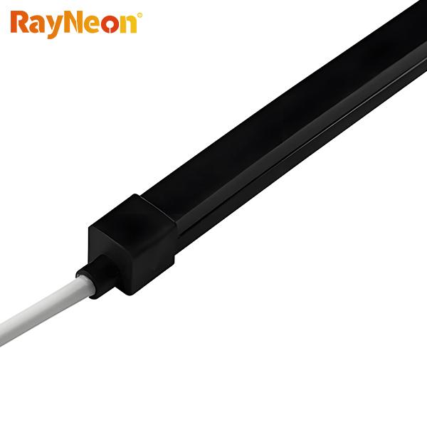 Quality Black Flex Waterproof LED Neon Lights10*10mm Waterproof Outdoor Neon Decorative Lights for sale