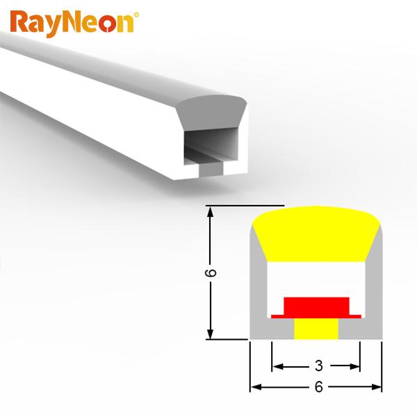 Quality Top Bend 06*06 Outdoor LED Neon Strips DC12V DC24V IP65 IP67 Waterproof Flex for sale