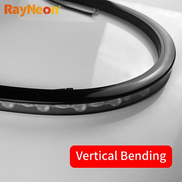 Quality Top And Side Bend Flexible LED Neon Strip Lights 24V Silicone Flex LED Wall for sale