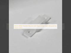 8mm Wide Flexible Silicone LED Neon Strip Light Accessories Silver Color