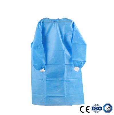 China High Quality Sterile Disposable SMS Surgical Gown with Cuff for sale