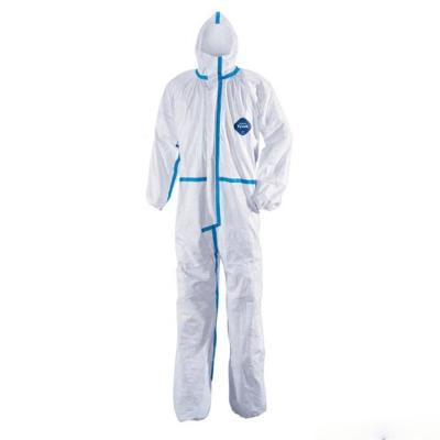 China Disposable non-woven isolation protective coverall suit clothing for sale