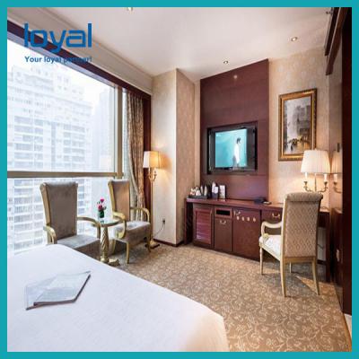 China Customized USA Marriott Hotel Bedroom Furniture Durable Structure for sale