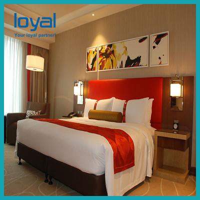 China Contemporary Durable Hotel Bedroom Furniture Sets Wooden Frame Environment - Friendly for sale