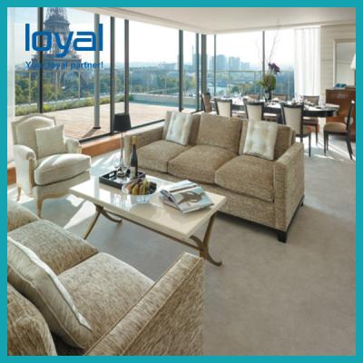 China Customized Hotel Lobby Furniture High Back Sofa Chair Wing Back for sale