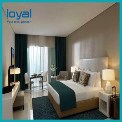 China Contemporary Modern Hotel Bedroom Furniture Sets MDF With Melamine / Laminate for sale