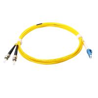 China LC-ST singlemode duplex Fiber Optical Patch Cord LC To ST /Duplex 9/125 for sale