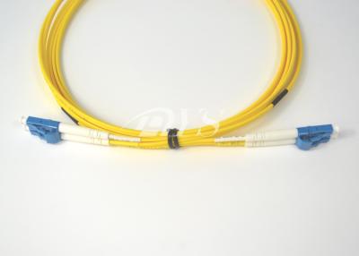 Cina Cavo 9/125 monomodali di toppa di fibra ottica duplex/saltatore a fibra ottica LC-LC in vendita
