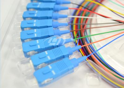 Cina Treccia a fibra ottica dei centri di colore di buona qualità SC/UPC 12 con cavo variopinto in vendita