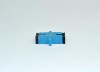 China SC-SC Simplex Singlemode Fiber Optic Adapter Blue for sale