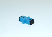 China SC-SC Simplex Singlemode Fiber Optic Adapter Blue for sale