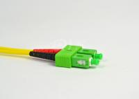 China Duplex SC/APC-SC/APC Optical Fiber Patch Cord for sale