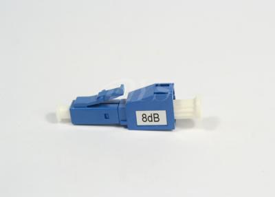 Cina Maschio ottico monomodale dell'attenuatore di LC 8dB a LC/a UPC femminili 1240nm - 1620nm in vendita