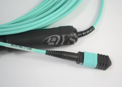 Cina Saltatore a fibra ottica giallo standard OM3 MPO - il centro elite/di verde di LC 24 in vendita