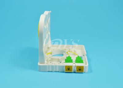 中国 FTTH繊維SC/APC 2の中心の繊維光学の端子箱のセービング スペース100*80*22mmサイズ 販売のため