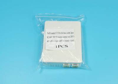 中国 FTTH繊維SC/APC 2の中心の繊維光学の端子箱のセービング スペース100*80*22mmサイズ 販売のため