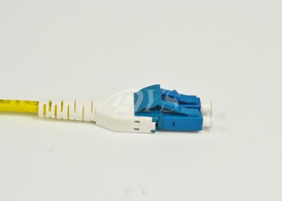 Cina Materiale del rivestimento del PVC LSZH del cavo di toppa del cavo a fibre ottiche di LC Uniboot del duplex di singolo modo in vendita