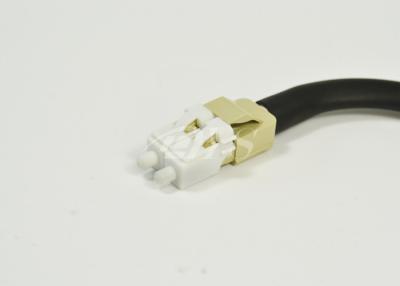 Cina Materiale del rivestimento del PVC LSZH del cavo di toppa del cavo a fibre ottiche di LC Uniboot del duplex di singolo modo in vendita
