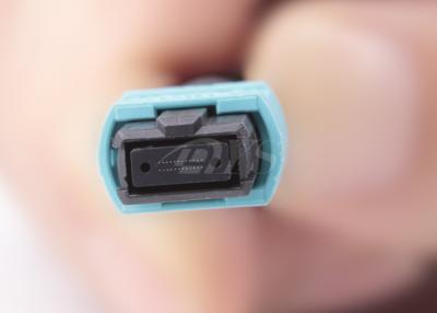 Cina Cavo a fibra ottica OM4 50/125um del tronco di Mpo dei tester lunghi con la dimensione su misura in vendita
