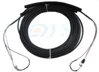 China Pulling Eye Pre-terminated Optical Fiber Patch Cord , Multimode Fiber Patch Cable for sale