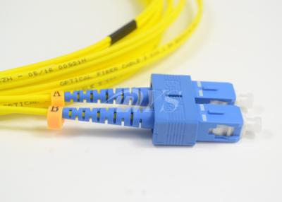 中国 アクセス ネットワークSC/UPC LC/APCのために光ファイバー複式アパートのパッチ・コードはカスタマイズします 販売のため