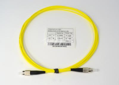 Cina Cavo monomodale del cavo di toppa della fibra ottica di simplex 3.0mm 5m di FC/PC-FC/APC in vendita