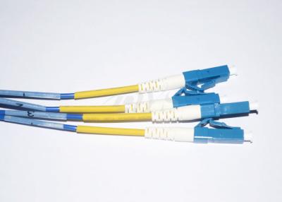 Cina LC - duplex ottico del cavo di toppa della fibra del PVC dello Sc monomodale in vendita